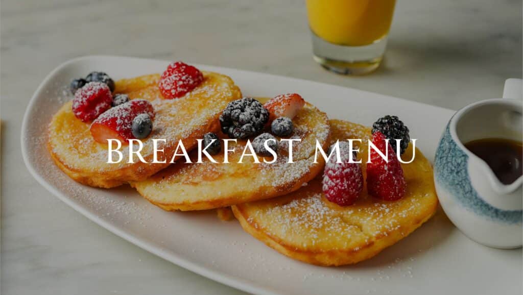 Menus | The Old Stables | Allerton Manor Golf Club